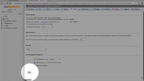 54 How To Restore A Drupal Sites Database From A Backup With Phpmyadmin Youtube
