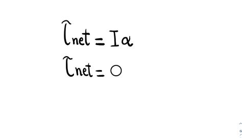 Solved What Is The Net Torque Of An Object In Terms Of Two Chegg