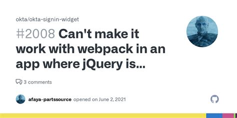 Cant Make It Work With Webpack In An App Where Jquery Is Already