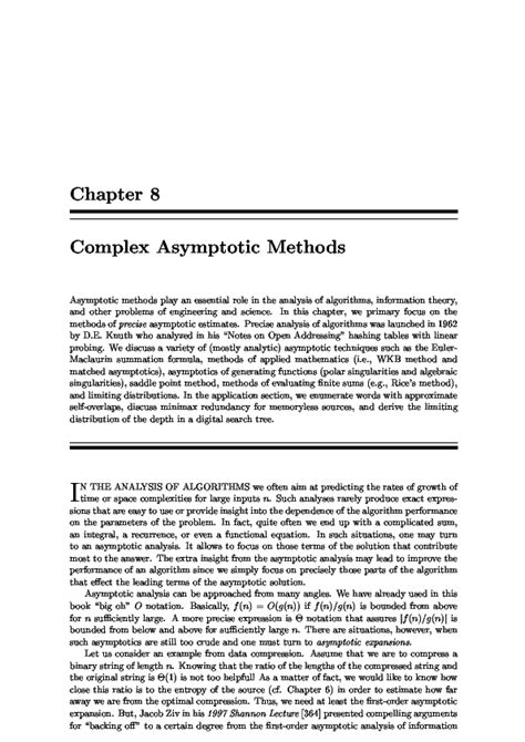 Pdf Complex Asymptotic Methods