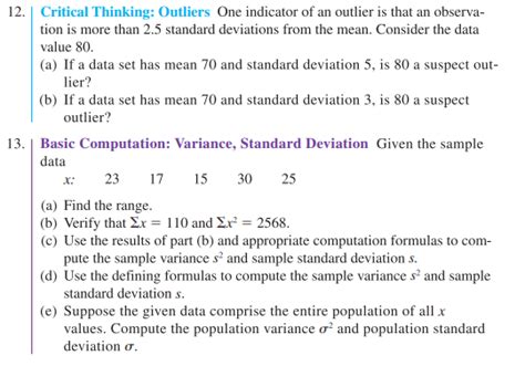 Solved Critical Thinking Outliers One Indicator Of An