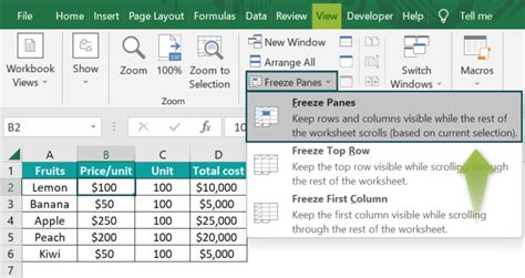 Freeze Columns In Excel Examples Unfreeze How To Use