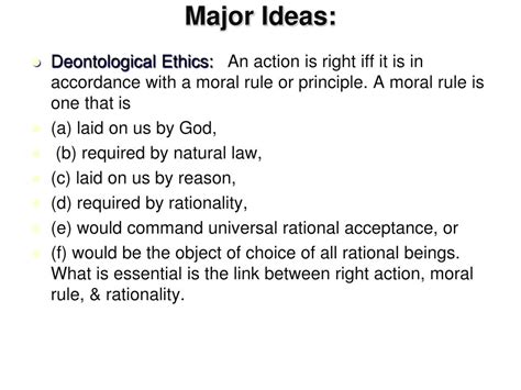 Ppt Deontological And Consequential Ethics Powerpoint Presentation Id