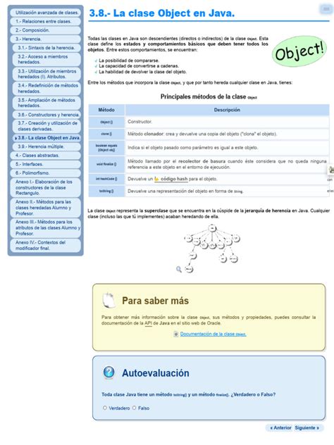 38 La Clase Object En Java Pdf Java Lenguaje De Programación