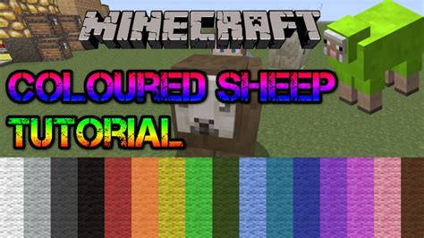 Minecraft Sheep Breeding Color Guide Gerd Breiter