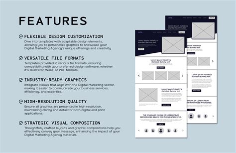 Digital Marketing Agency Website Wireframe Template In Psd Illustrator Download