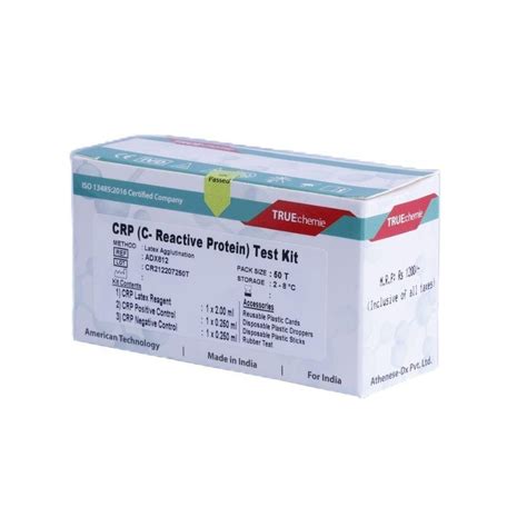 Crp Test Kit For Serum Determination With Latex Reagent