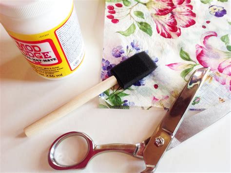 Easter Eggs Covered In Paper Napkin Part I How To Make Them Once