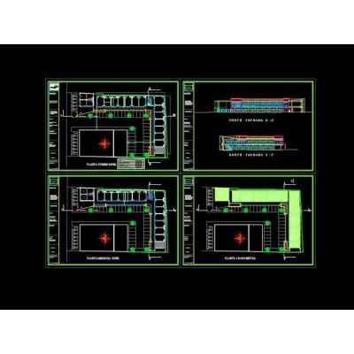 Convenience Store In Dwg 21665 Kb Cad Library