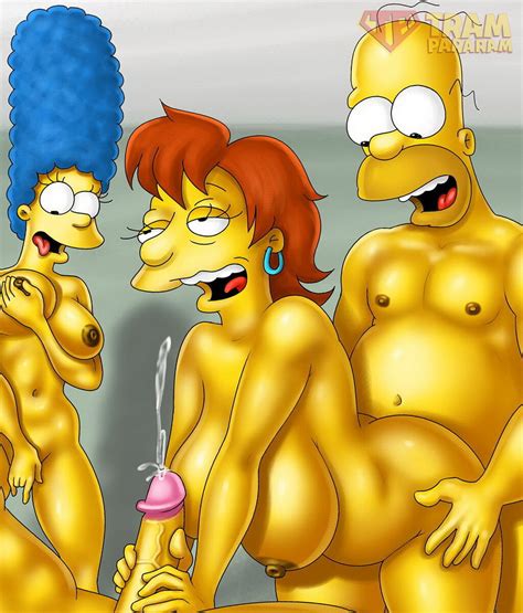 The Simpsons Having Sex In Threesome Cartoon Tram Pararam Sex