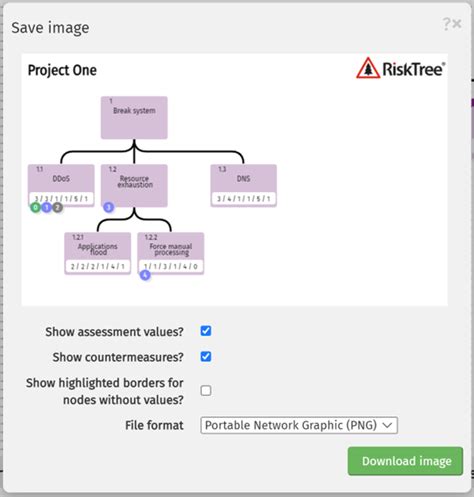Risktree Help Save Risktree Image