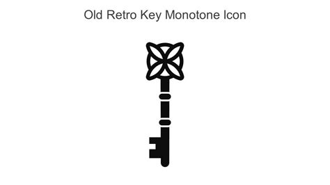 Old Retro Key Monotone Icon In Powerpoint Pptx Png And Editable Eps Format Ppt Powerpoint
