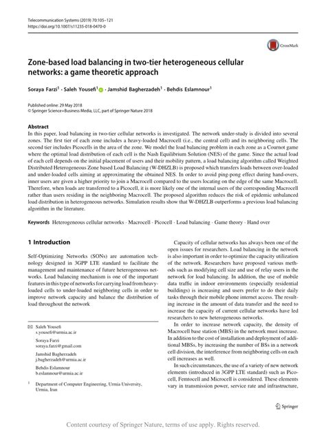 Zone Based Load Balancing In Two Tier Heterogeneous Cellular Networks