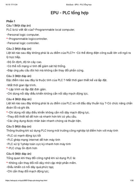 Epu Plc T Ng H P Pdf