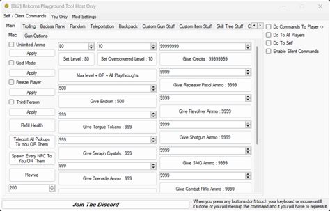 Game Mods Largest Bl2 And Tps Mod Reborns Playground Pythonsdk Mod