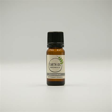 Peppermint Essential Oil 10ml Earth Oil