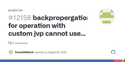 Backpropergation For Operation With Custom Jvp Cannot Use Abs Or Sin