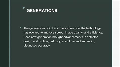 Basics In Ct Computed Tomography Ct Generations Computed Tomography Working Principle