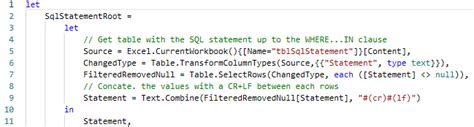 Power Query Get And Transform Filter Sql Table With Excel Table