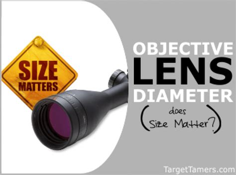 Rifle Scope Objective Lens Diameter Guide Choose The Best Size