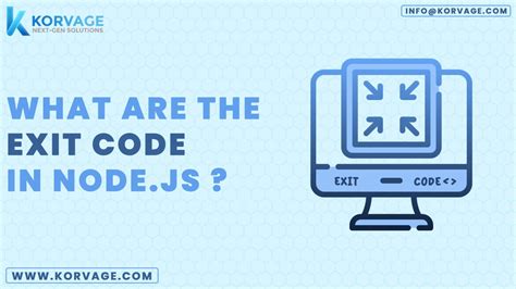 What Are The Exit Codes In Nodejs