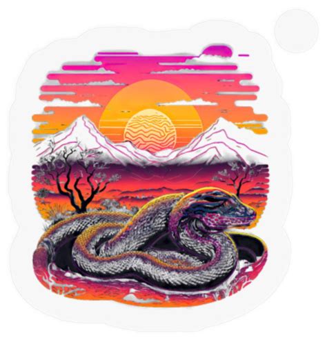 Python Lover Retro Aesthetic Ball Python Stickers Sold By Anjelica134