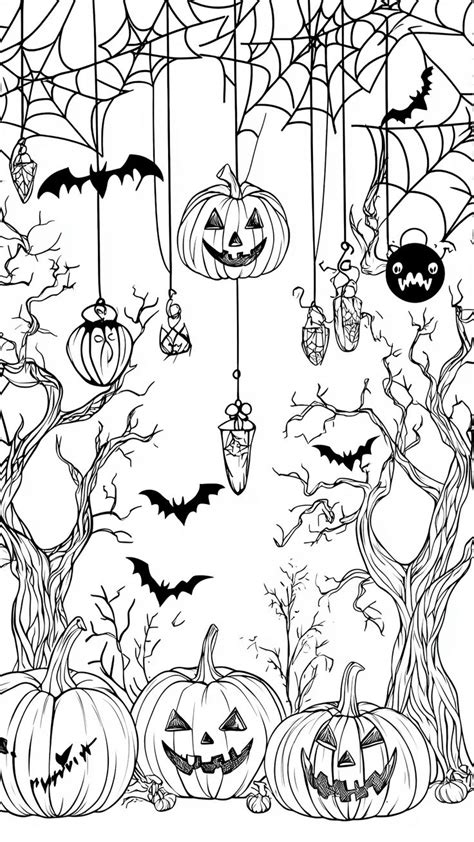 Раскраска Хэллоуин для взрослых и детей Раскраски Бесплатные раскраски Рисунки