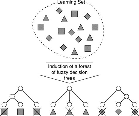 Induction Of A Forest Of Decision Trees For A Classification With