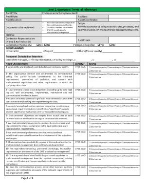 Fillable Online ISO Internal Audit Explained With Procedures