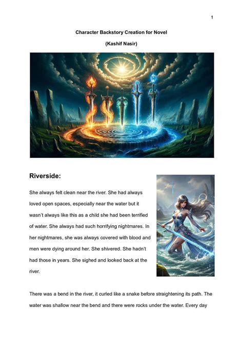 Character Backstory Creation For Novel Freelancer