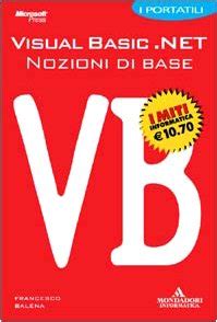 Amazon It Visual Basic NET Nozioni Di Base I Portatili Balena