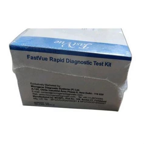 Fastvue Rapid Diagnostic Test Kit At Rs Piece Diagnostic Test Kit In Delhi ID