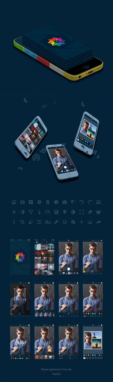 Edit Photo Ui Ios On Behance