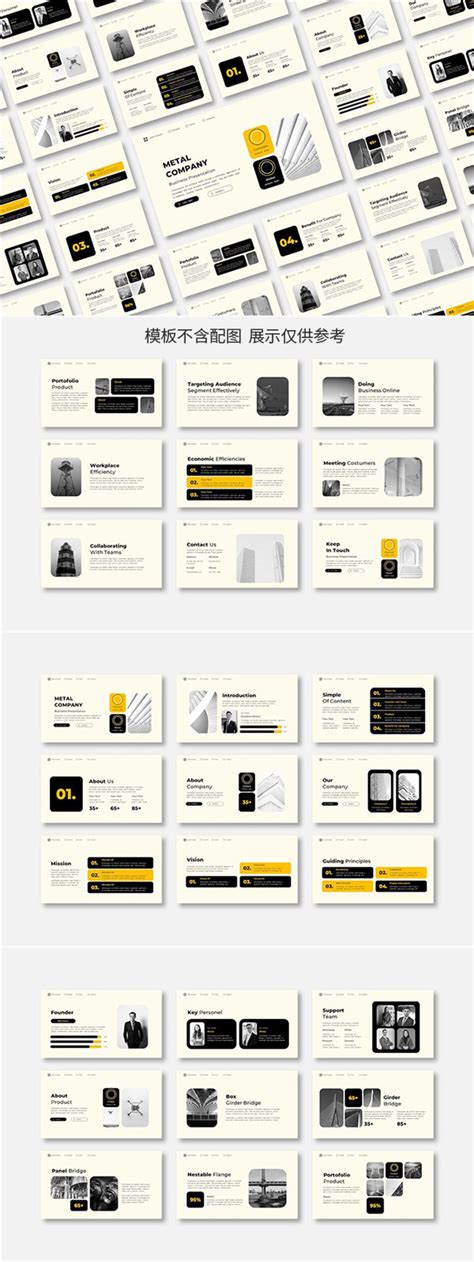 业务演示ppt模板 素材cnn