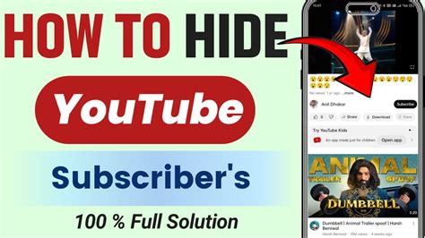 How To Hide Subscribers On Youtube Channel How To Hide Subscribers Hide Youtube Subscribers