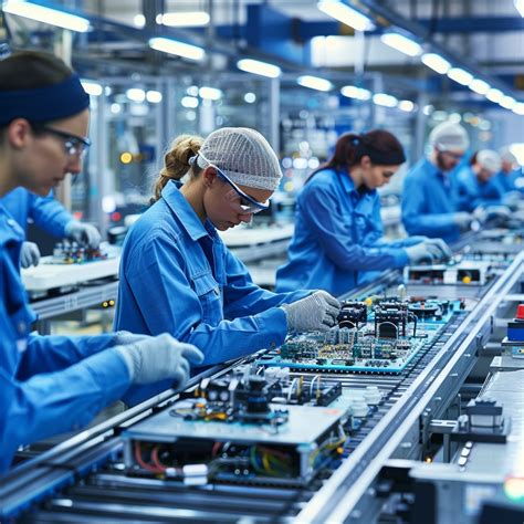 Free Industrial Assembly Line Image Industry Technology