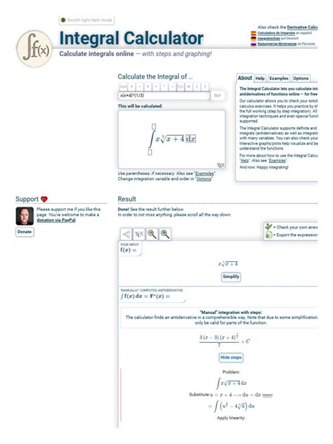 integral calculator with steps download free pdf integral