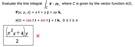 Solved Evaluate The Line Integral Integral C F Dr Where C Chegg