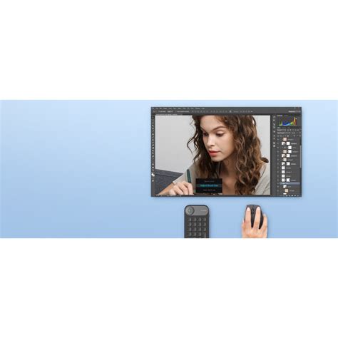 Huion K20 Keydial Mini Bluetooth Programmable Keypad With Dial 5 Keys Anti Ghosting 18