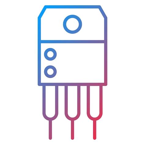 Premium Vector Transistor Icon Vector Image Can Be Used For Electric