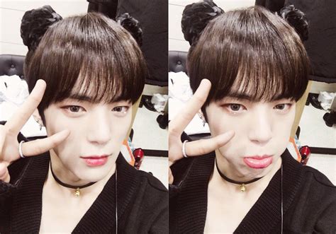 Monsta Xs Minhyuk Shows That This Hairstyle Is Not Just For Girls