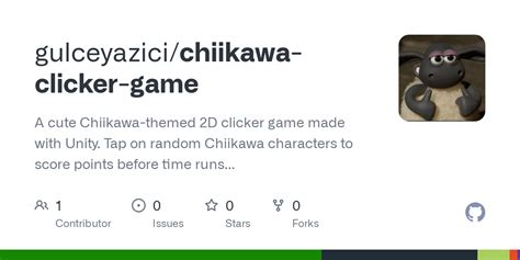 Github Gulceyazicichiikawa Clicker Game A Cute Chiikawa Themed 2d