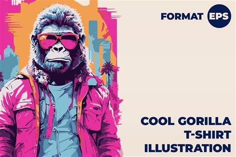 Cool Gorilla Graphic By Cgudzik · Creative Fabrica