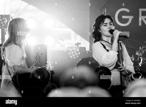 Singer Abigail Morris Of The Last Dinner Party On The Rising Stage At Green Man Festival In