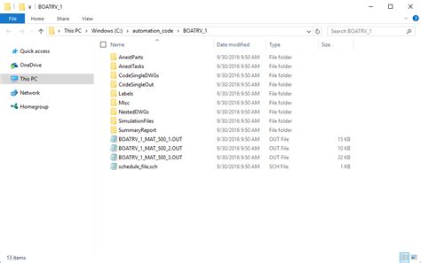 The Results Folder