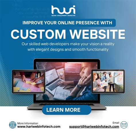 Hari Web Infotech On Linkedin Improve Your Online Presence With Custom