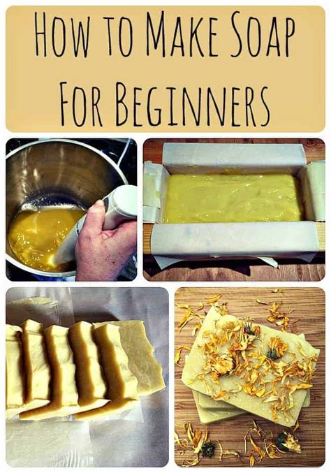 How To Make Soap For Beginners Calendula Soap Recipe