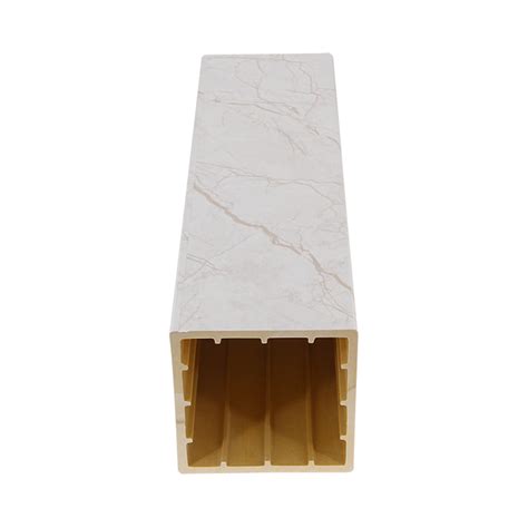Wood Plastic Composite Square WPC Timber Wall Cladding Timber Tube Panel WPC Timber Tube And