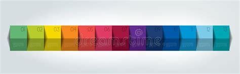 Timeline Table Schedule Template Infographic Stock Vector Illustration Of Data Digital