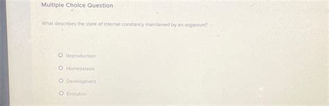 Solved Multiple Cholce QuestionWhat Describes The State Of Chegg